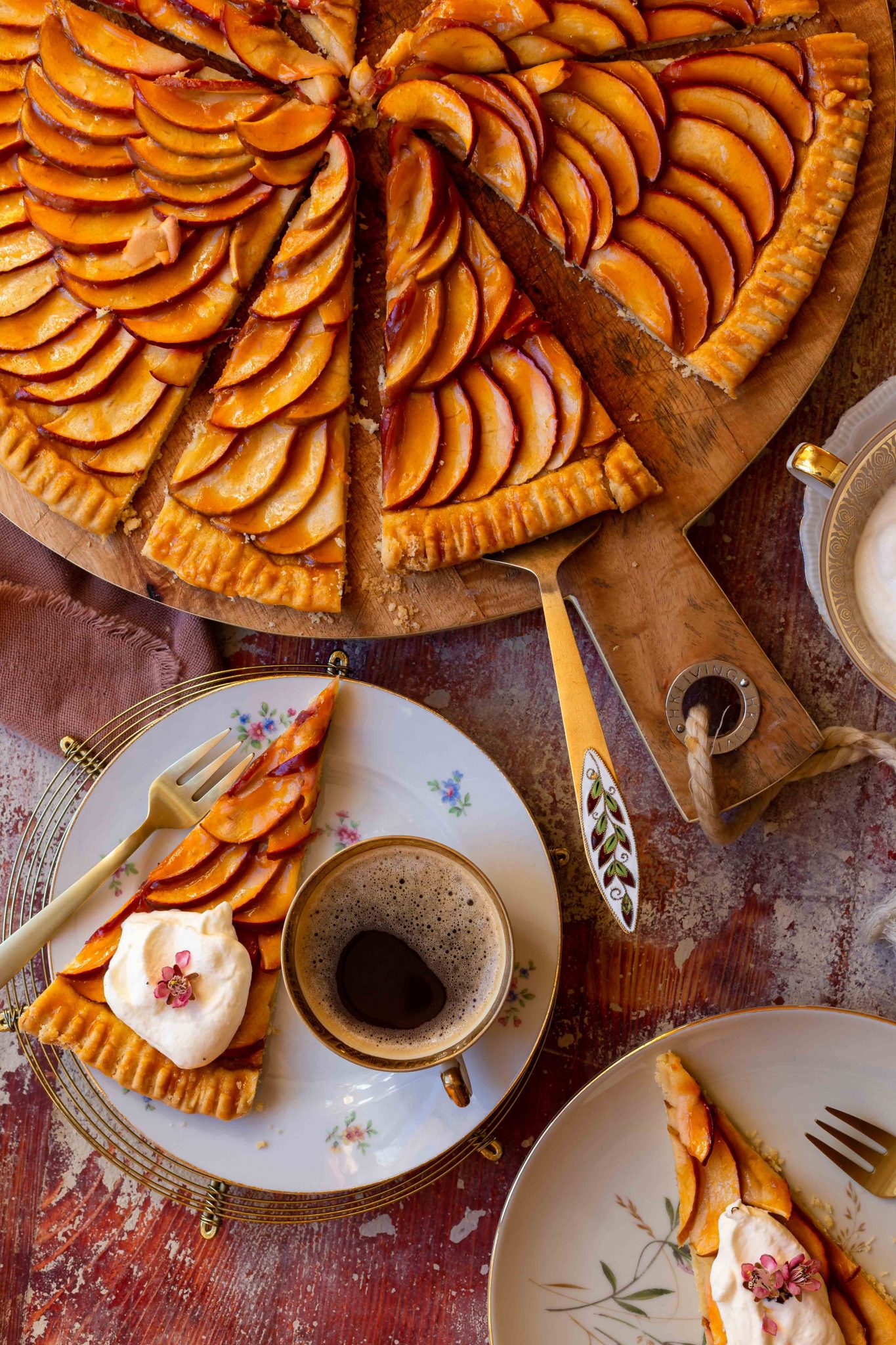 Französische Apfeltarte – La Crema