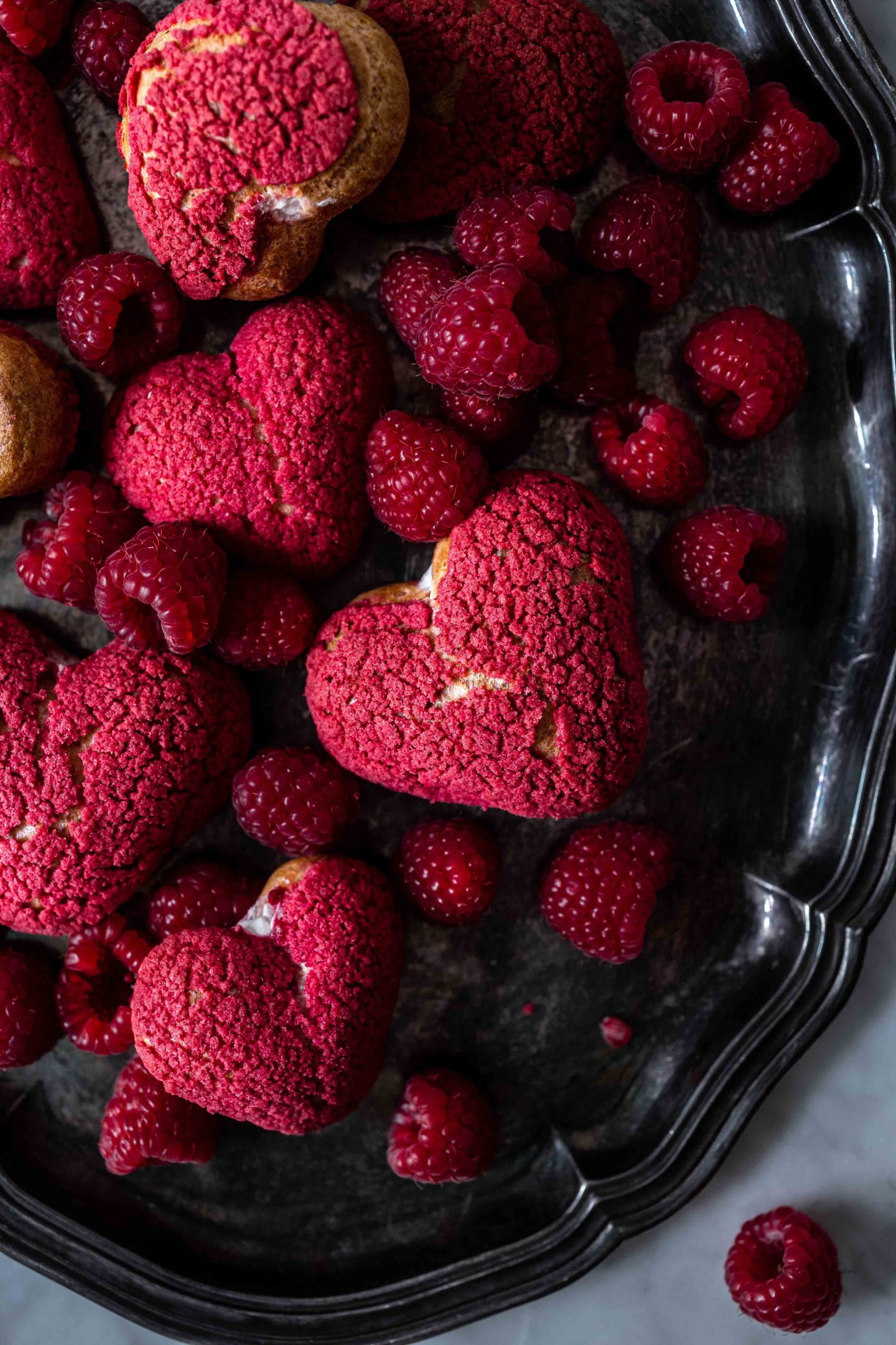 Valentinstags Rezeptideen: Herz Choux au Craquelin – La Crema
